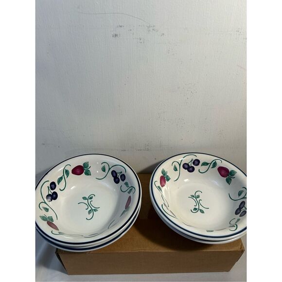 Princess House | Dining | Princess House Orchard Medley Fruit Bowls X4 ...